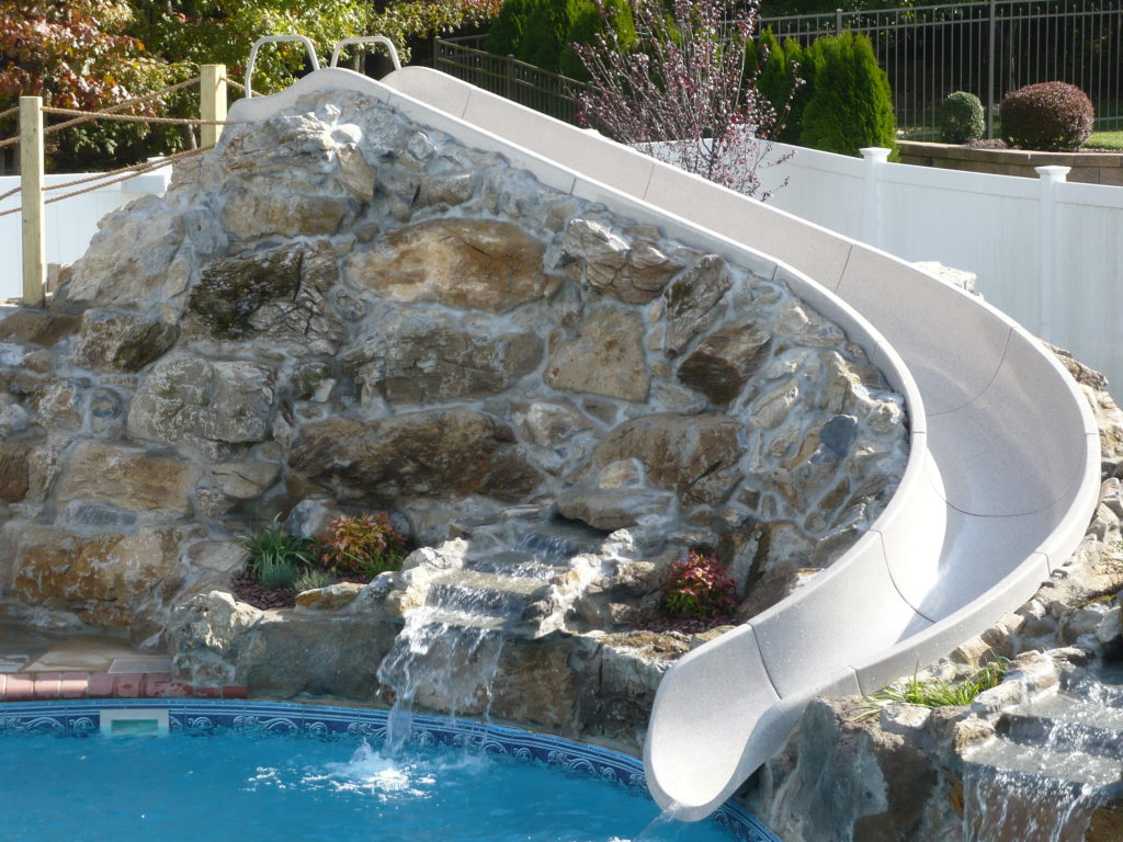 Custom Designed Slides | Lee Santos Custom Waterfalls